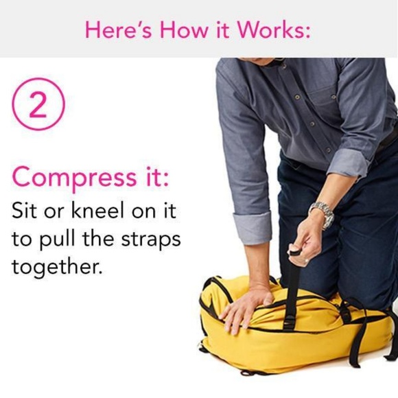 RuMe | Bags | Yellow Sat Pack Travel Bag Rume | Poshmark